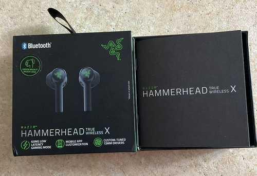 Беспроводные игровые наушники razer hammerhead X