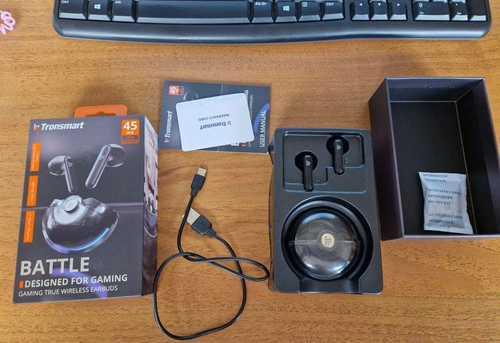 Наушники True Wireless Tronsmart Battle Black