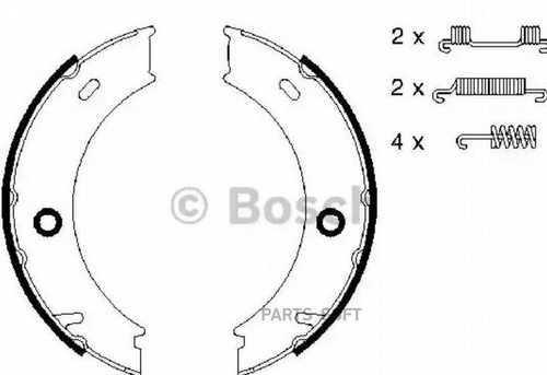 Bosch 0986487611 0 986 487 611 колодки барабанные