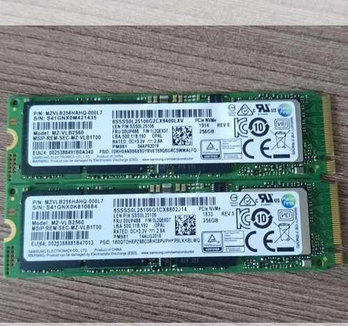 Ssd m2 Samsung 256 Gb