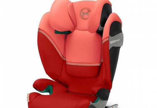 Новые Cybex Solution S2 i-Fix Hibiscus Red 2023