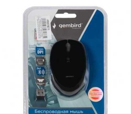 Мышь Gembird Bluetooth, черная musw-550