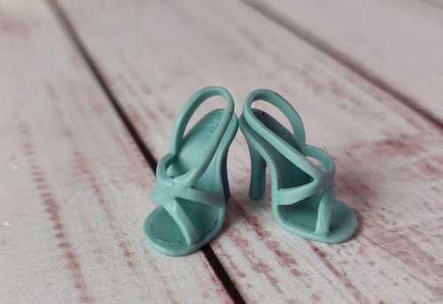 Обувь для Барби - босоножки голубые #253