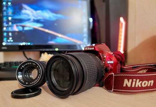 Nikon D5200 + 18-108mm + гелиос