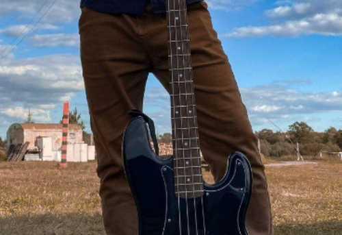 Fender squier affinity PJ Bass + басовый комбо