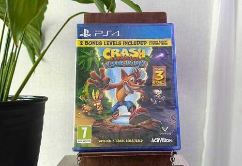 Новый Crash Bandicoot Trilogy PS4/PS5 Диск