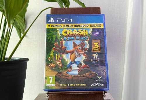 Новый Crash Bandicoot Trilogy PS4/PS5 Диск