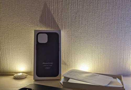 Чехол iPhone 13 mini Leather Case Magsafe оригинал