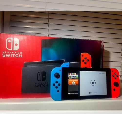 Nintendo switch rev 2  750игр