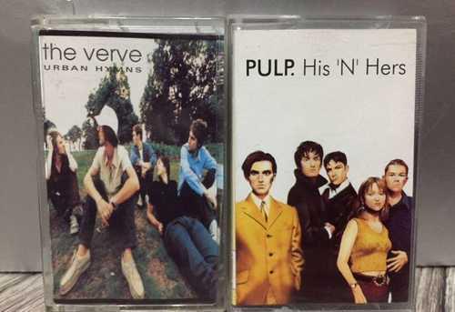 Аудиокассеты pulp Verve Trainspotting OST и др