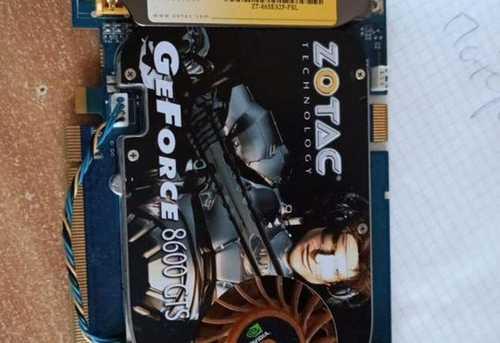 Видеокарта GeForce 8600 GTS DDR3 512 MB