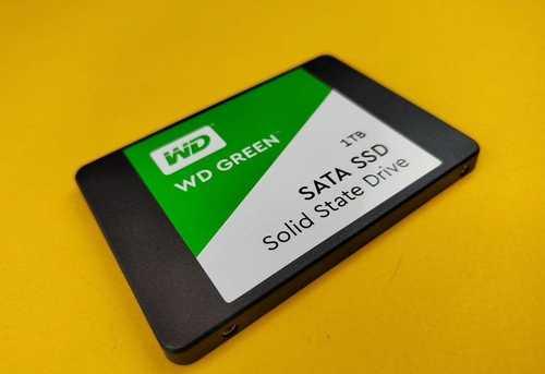 Ссд диск 1 тб WD green 2,5" 7mm новый