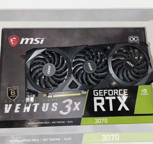 Видеокарта rtx 3070 msi