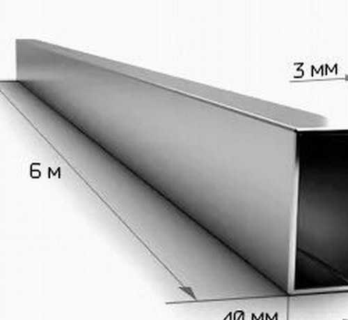 Металлический швеллер 6,5П, 6,5У от 2 т