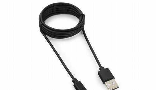 Кабель USB-microB 1.8м черный Гарнизон