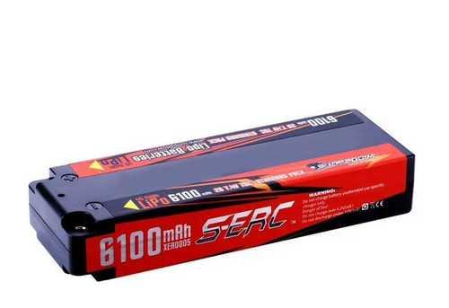 Аккумулятор 7,4 V 2S Lipo 6100mAh 70C