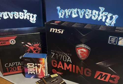 Msi z170 gaming m3 + i7 6700k + сжо