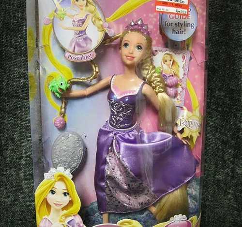 Кукла Рапунцель Mattel 2009 редкая волосы 35 см