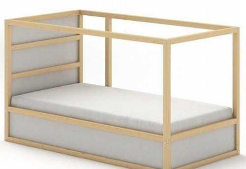 Детская кровать IKEA с матрасом и пологом