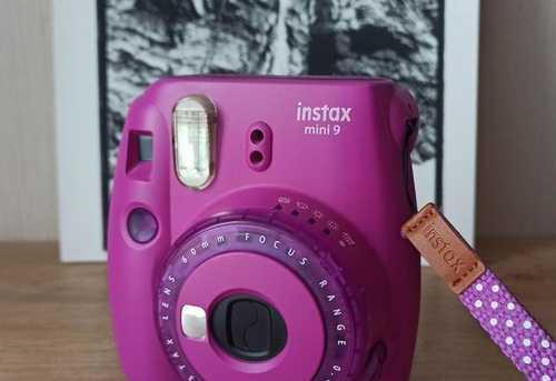Fuji Instax mini 9 моментальный фотоаппарат