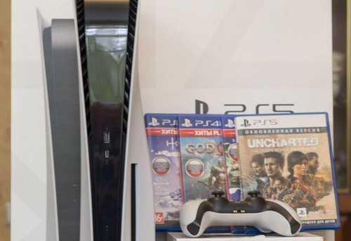 Sony PlayStation 5 с дисководом CFI-1008A