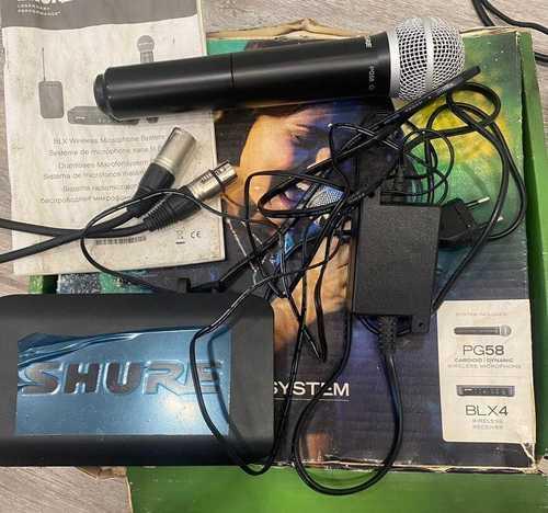 Радиосистема shure blx24e/pg58