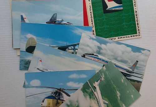 Советские наборы открыток и карты - схемы