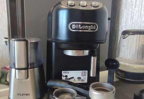 Кофеварка рожковая delonghi es250