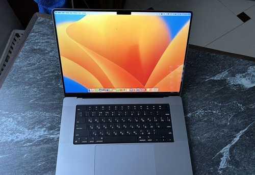 MacBook Pro 16 (2021), 512 ГБ, M1 Pro (10 ядер), RAM 16 ГБ, GPU 16-core