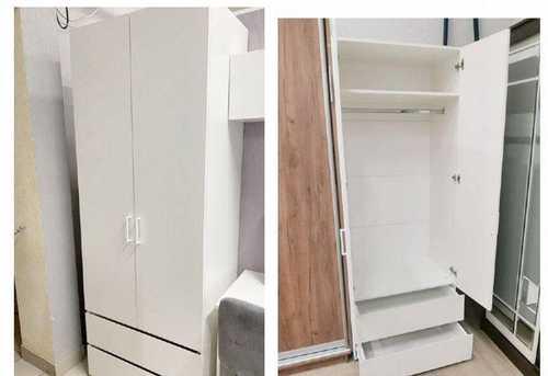 Новый белый шкаф 80 см