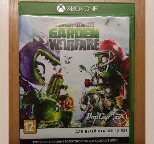 Диск для Xbox one Plants vs Zombies Garden Warfare