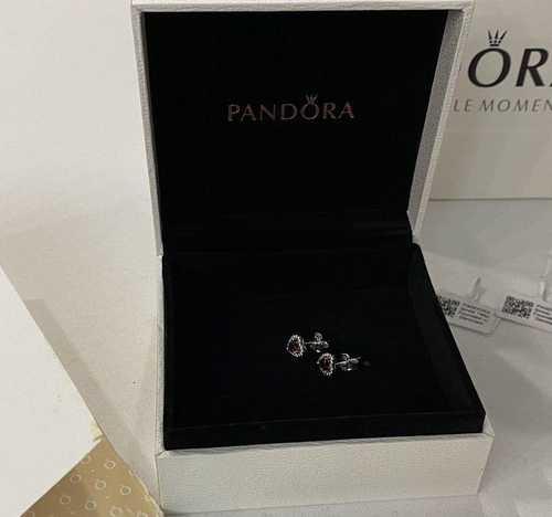 Серьги серебро 925 Pandora