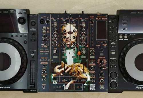 Dj комплект Pioneer CDJ 900 и DJM 800