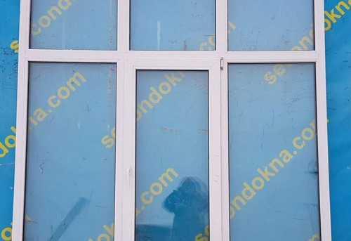 Пластиковое окно Б/У 2150(в)х2020(ш)