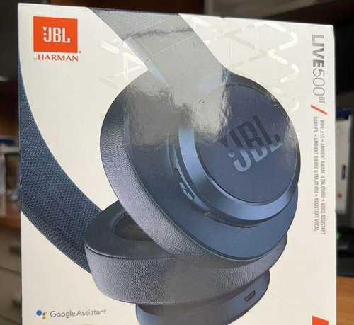 Беспроводные наушники JBL Live 500BT Blue