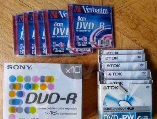 Болванка DVD-R и DVD-RW новые 20 шт