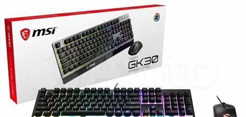 Клавиатура мышь игровые MSI Vigor GK30 Combo