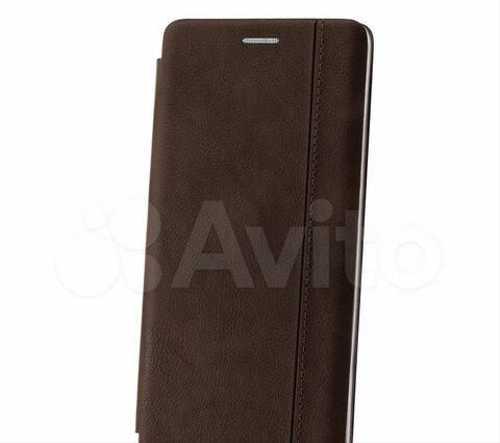 Чехол книжка Samsung Galaxy Note 10 Lite Derbi Open Book-1 коричневый