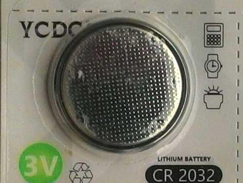 Батарейки CR2032, 3V