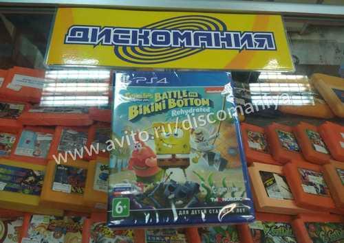 Губка Боб Battle for Bikini Bottom Rehydrated PS4