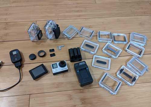 GoPro Hero 4 Black + LCD Touch Screen