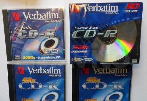 Verbatim CD-R audio metal azo новые, запечатанные