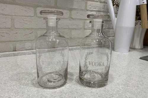 Комплект бутылок для виски и водки