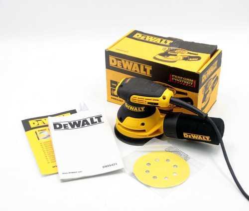 Эксцентриковая шлифмашина dewalt DWE6423