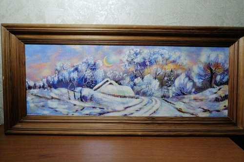 Картина "Зимний пейзаж"