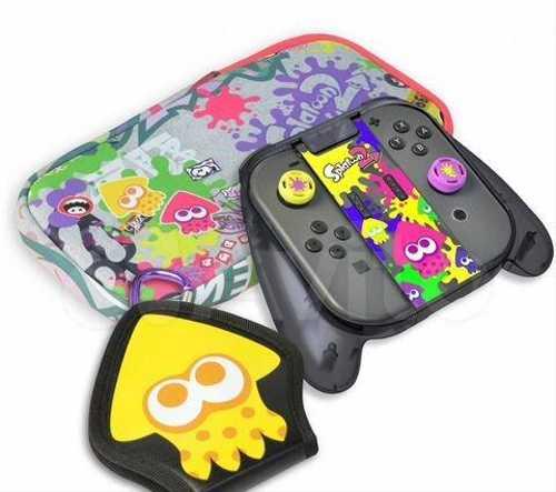 Аксессуары hori hori NS Splatoon 2 Squid Neon Yellow)