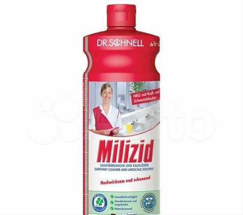 Средство для уборки Dr.Schnell для санитарных помещений 1 л, "Milizid" (Милицид), кислотное (143387)