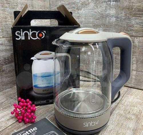 Теклянный электрический чайник Sinbo SHB-993