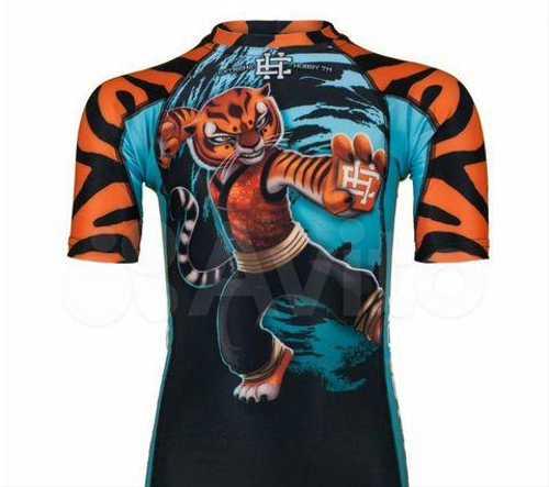 Рашгард extreme hobby tigress blue, детский, к/р