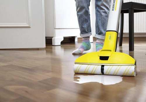 Пылесос-електровеник karcher FC 3 cordless, желтый